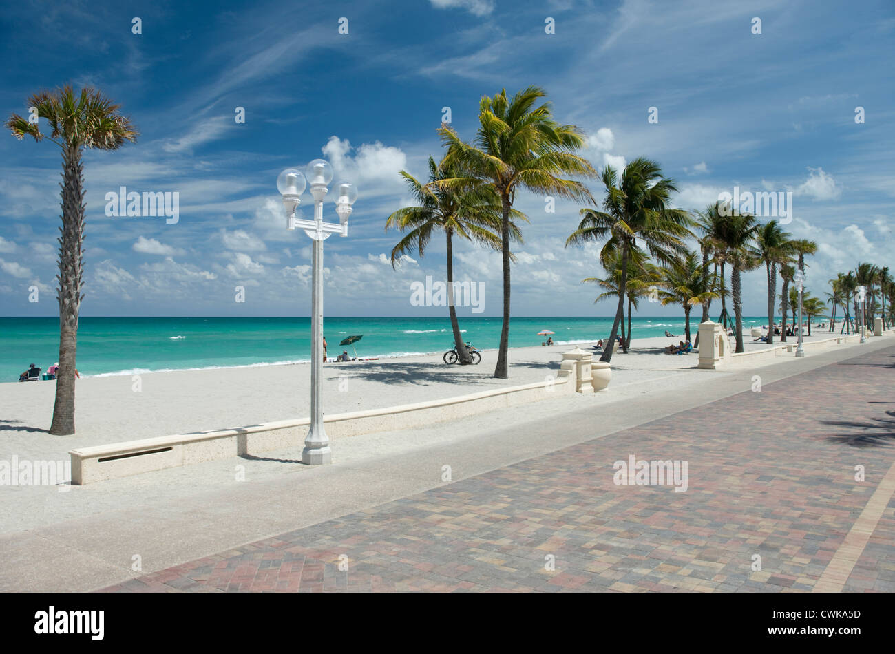 WATERFRONT PROMENADE HOLLYWOOD BEACH FLORIDA USA Stock Photo - Alamy