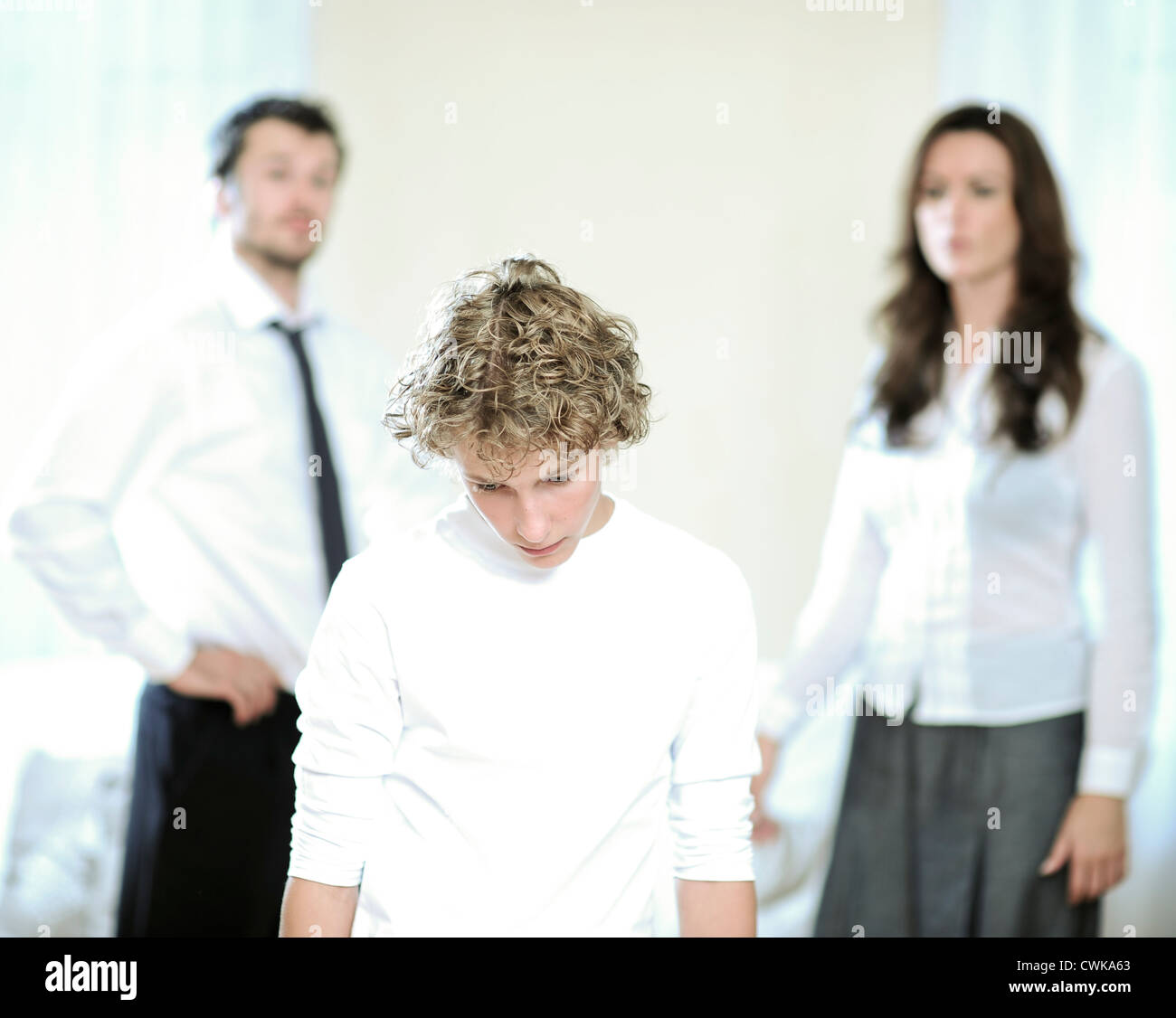 Disagree parents children hi-res stock photography and images - Alamy