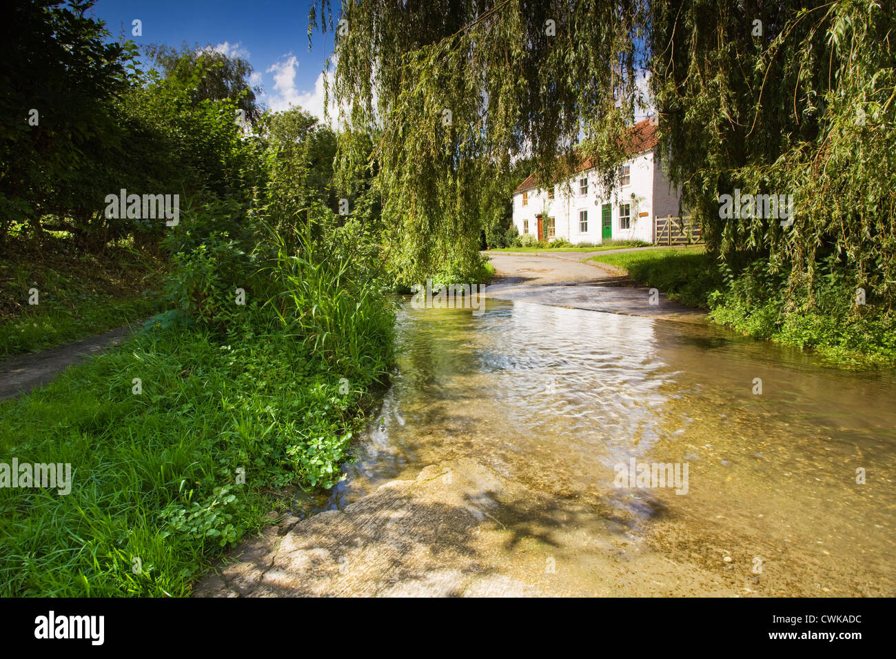 Tealby Thorpe near Tealby village in the Lincolnshire Wolds Area of ...