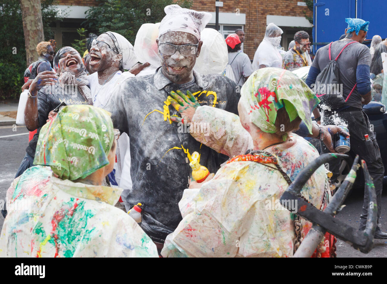 Traditional J'Ouvert (Jouvert or Jouvée) Parade at Notting Hill ...