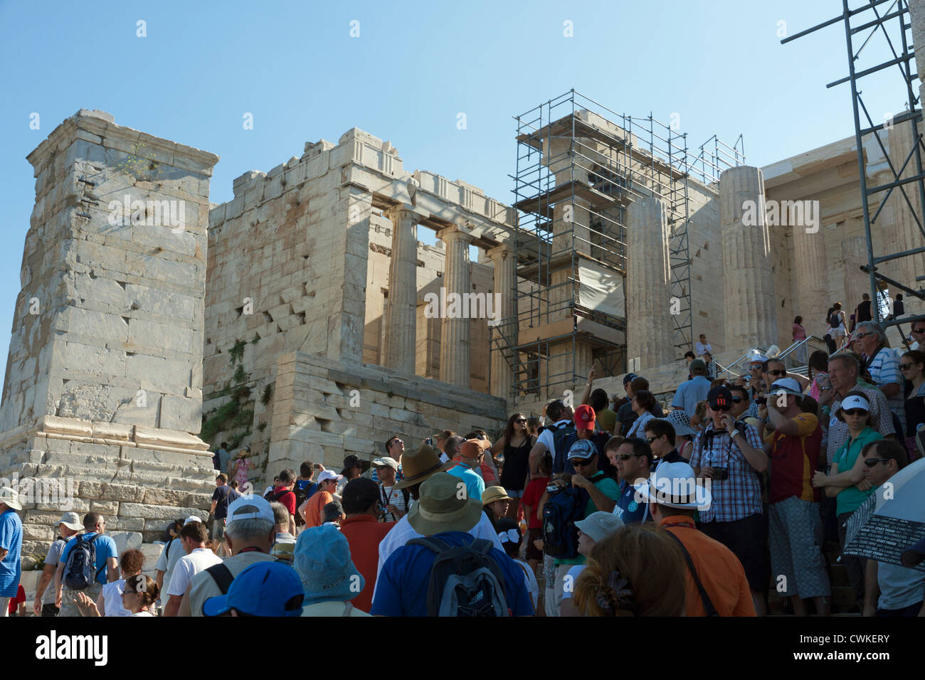 Acropolis steps athens hi-res stock photography and images - Alamy
