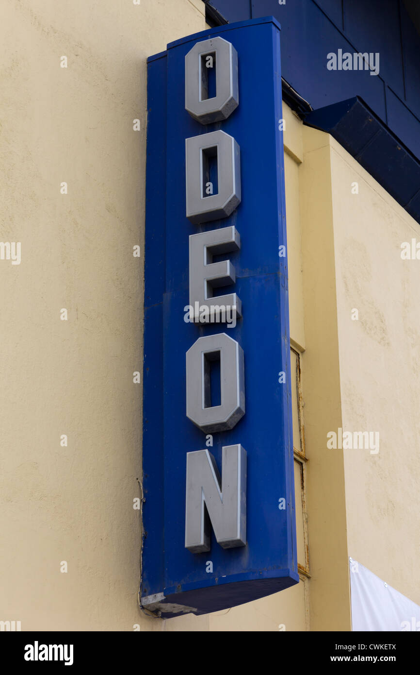Odeon cinema sign in Brighton Stock Photo - Alamy