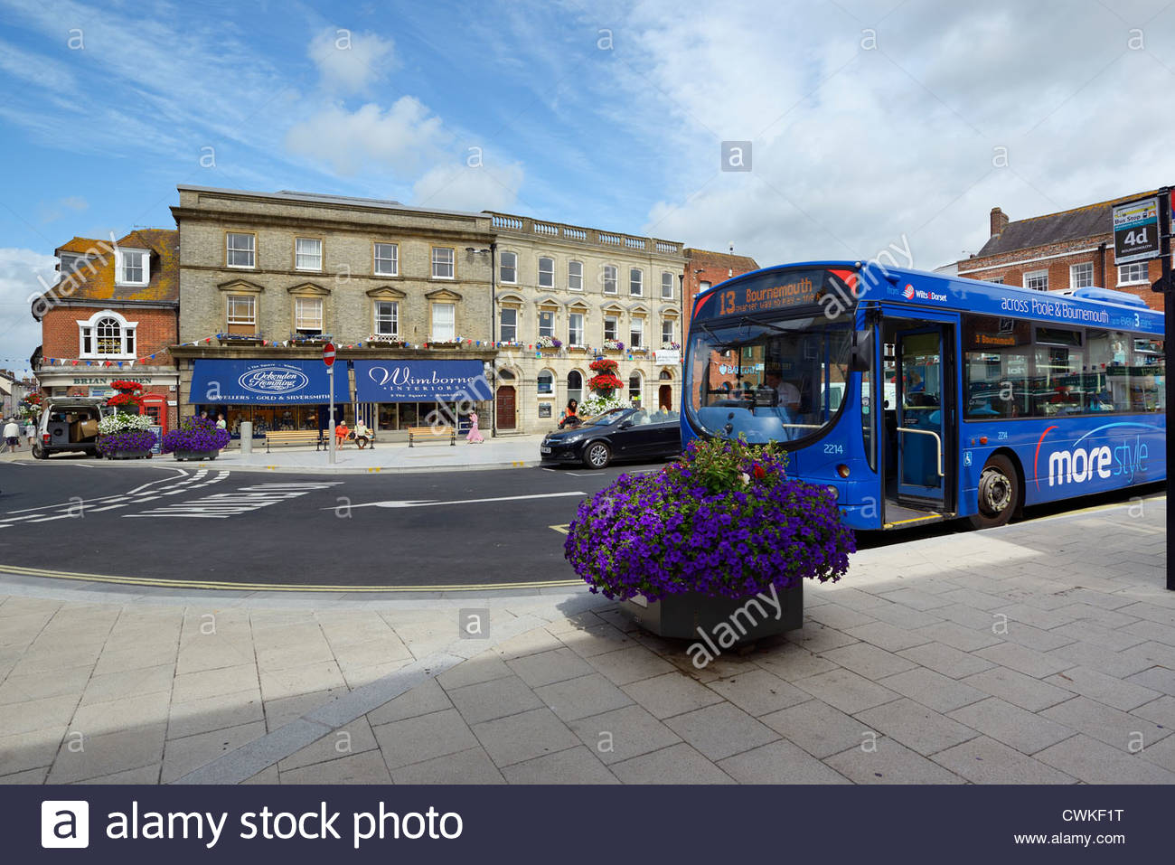 Wimborne Dorset The Square High Resolution Stock Photography and Images ...