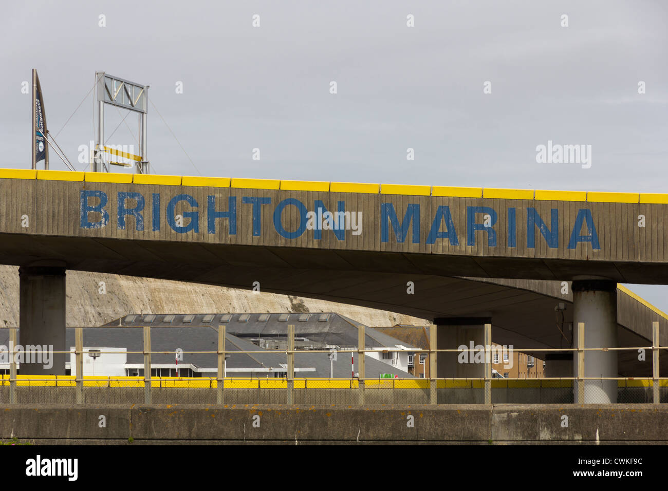 Brighton Marina bridge Stock Photo - Alamy