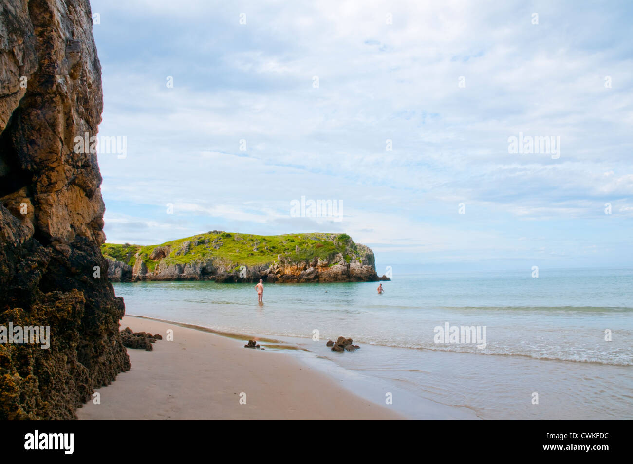 Torimbia beach. Asturias province, Spain Stock Photo - Alamy