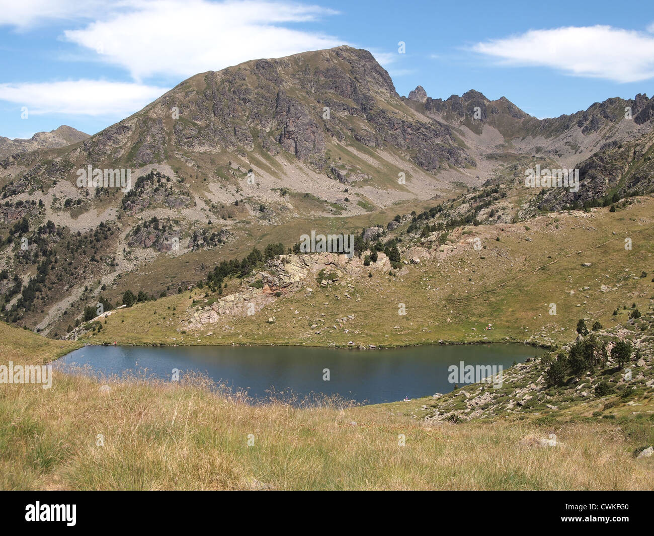Mountainous Andorran Landscape Stock Photo - Alamy