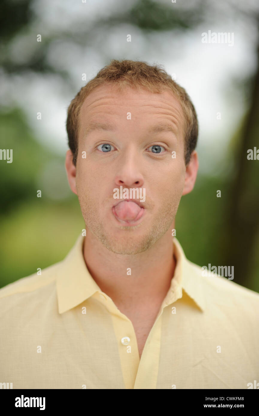 Cheeky young man hi-res stock photography and images - Alamy