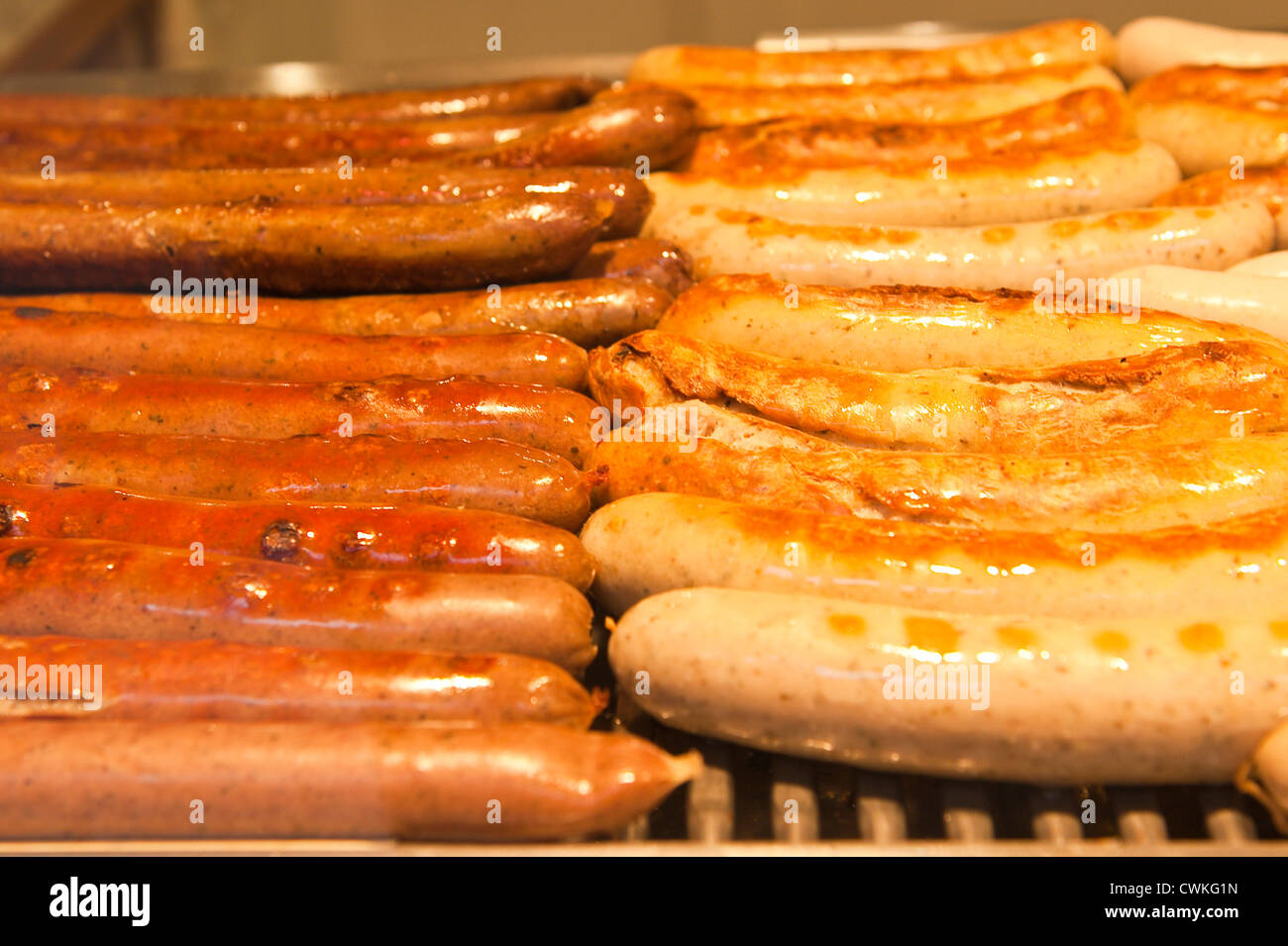 Hot meats at a deli in Leipzig, Germany Stock Photo - Alamy