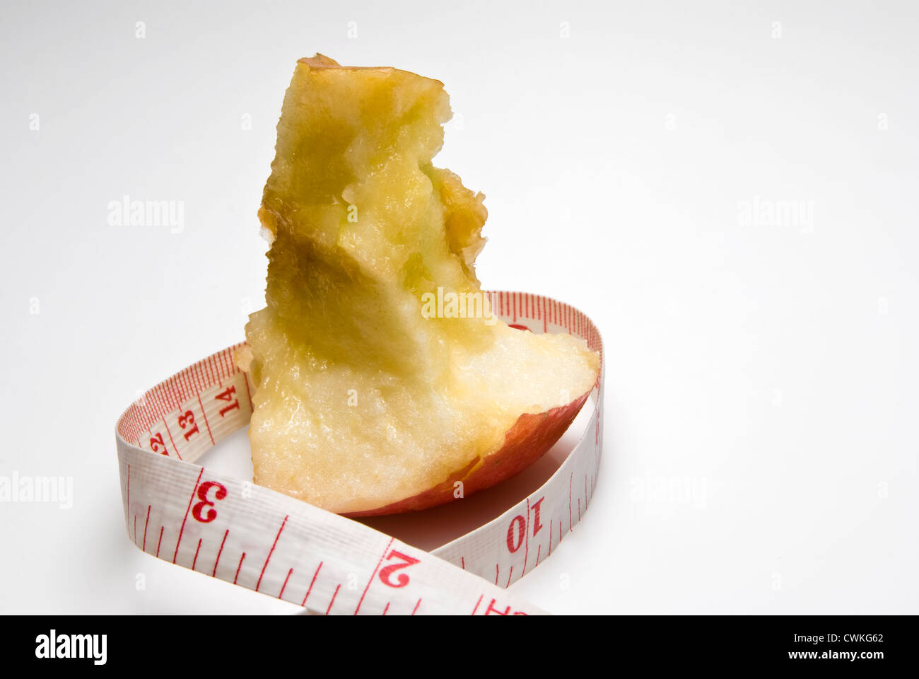 Measuring apple hi-res stock photography and images - Alamy