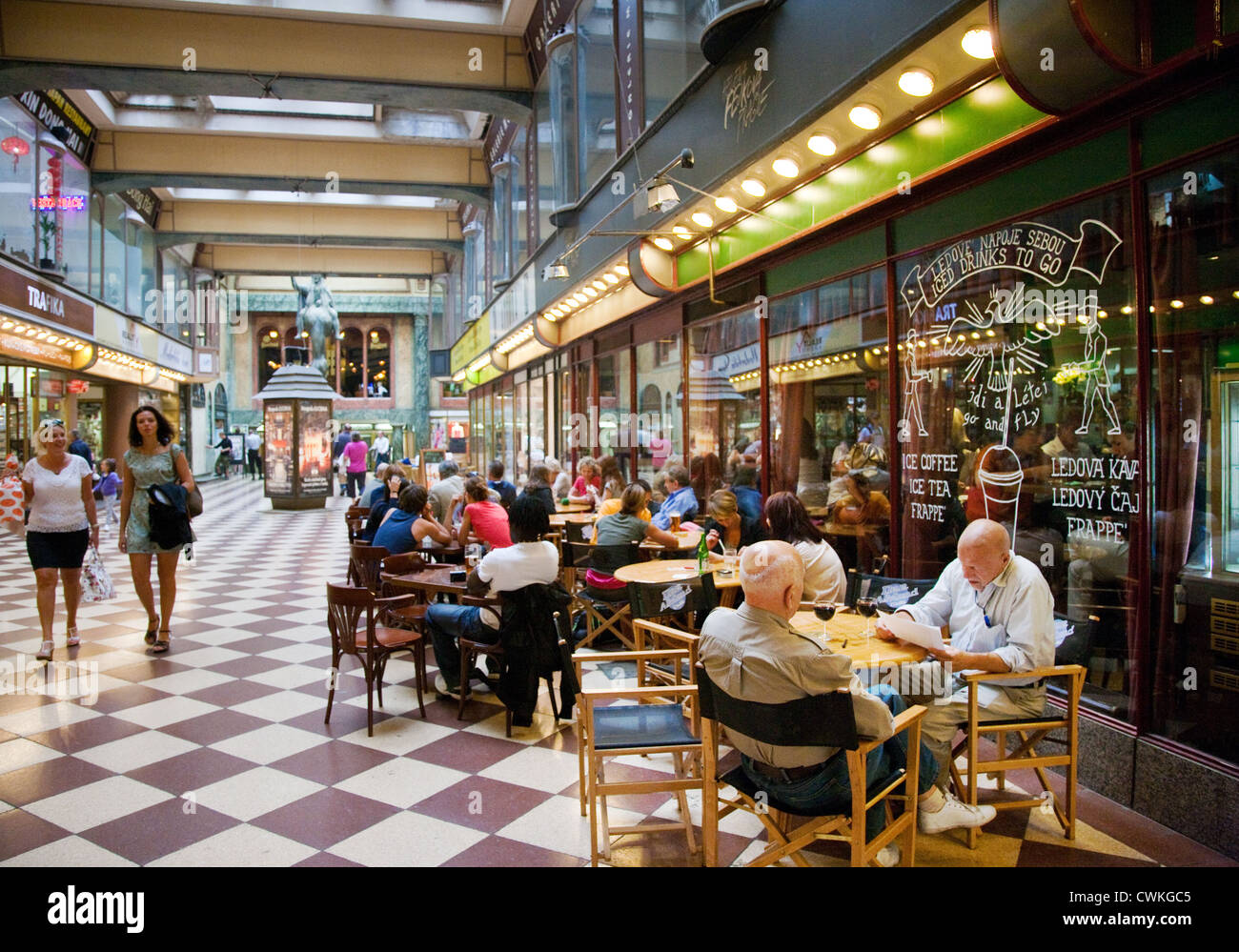 Pasaz Lucerna High Resolution Stock Photography and Images - Alamy