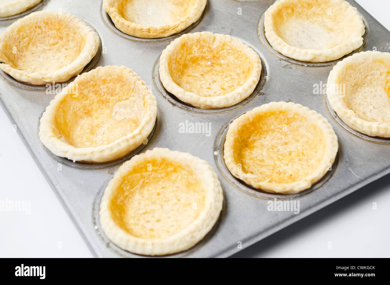 Close up of freshly baked tarts Stock Photo - Alamy