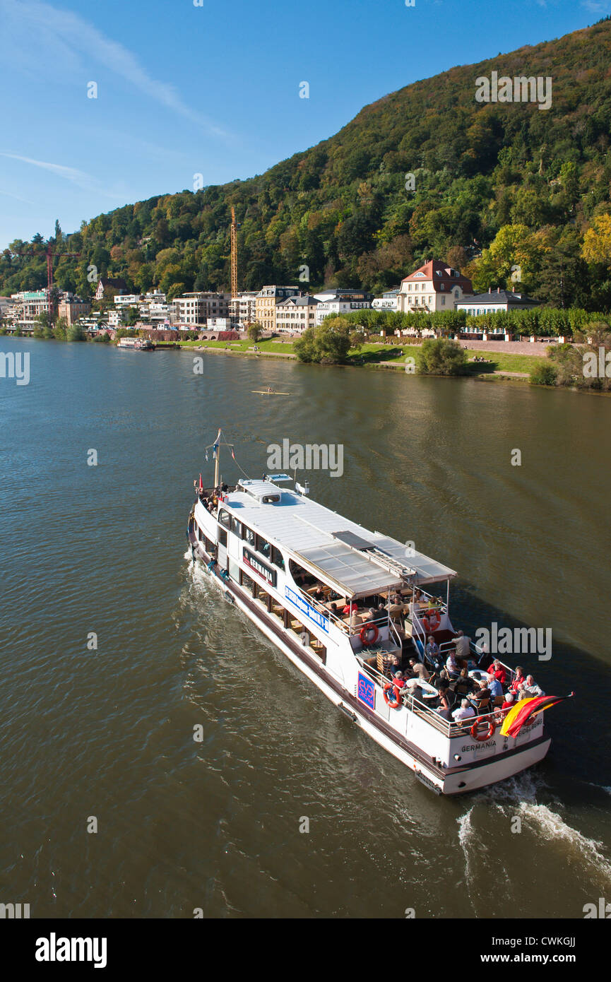 Cruising on the Neckar River Heidelberg, Germany Stock Photo - Alamy