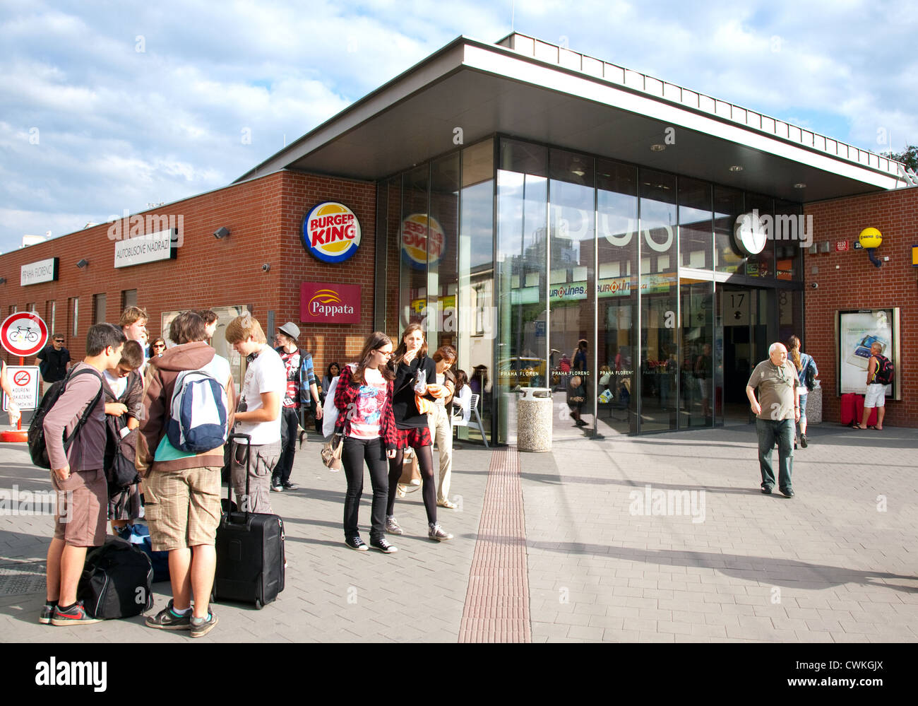 Prague florenc bus station hi-res stock photography and images - Alamy