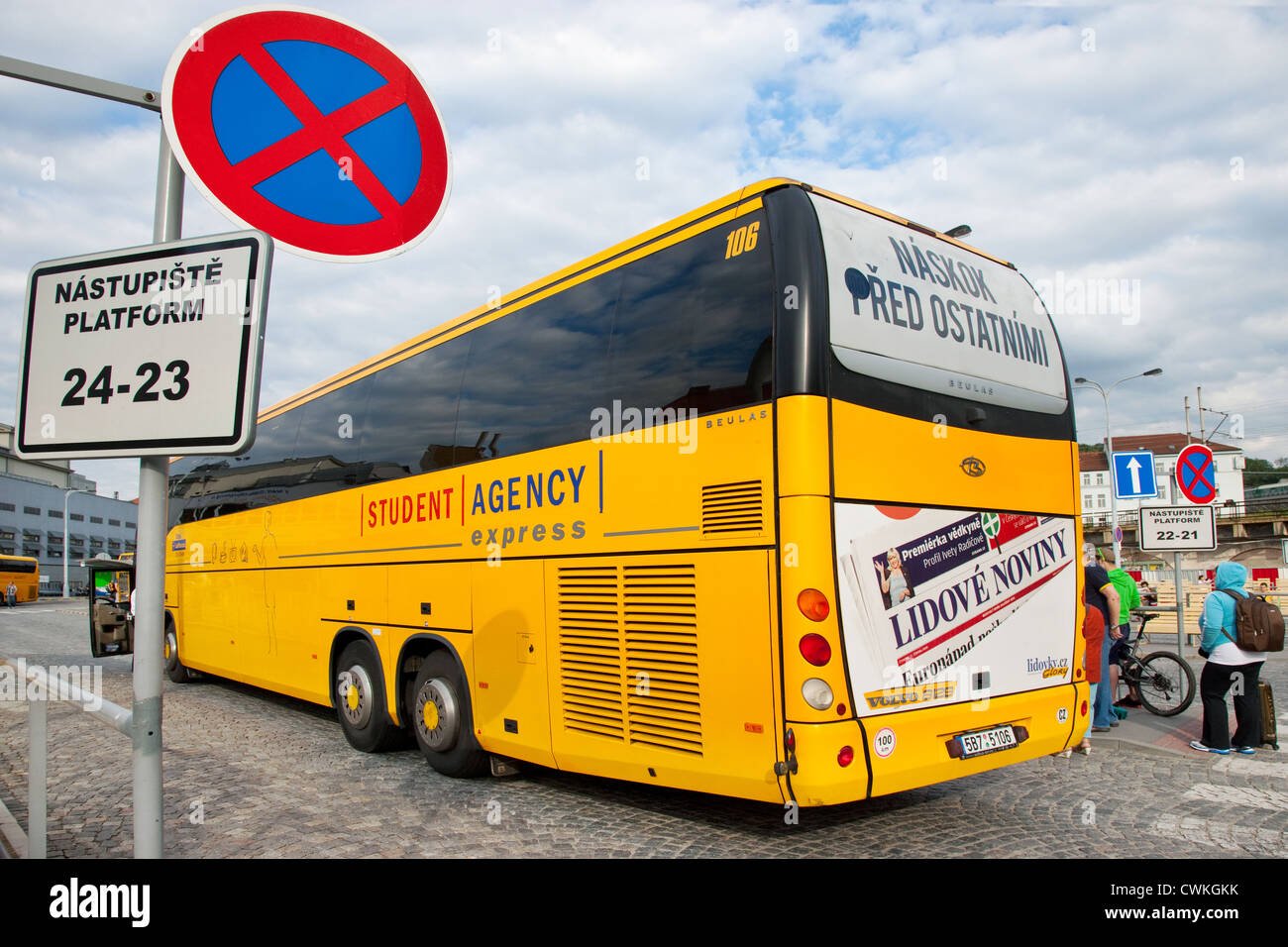 Prague florenc bus station hi-res stock photography and images - Alamy