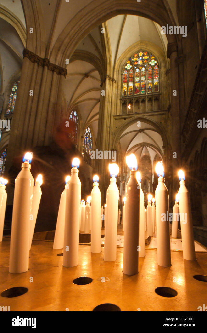 Interior of St. Peter's Cathedral in Regensburg, Germany Stock Photo ...