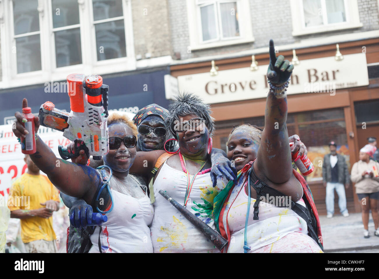 Traditional J'Ouvert (Jouvert or Jouvée) Parade at Notting Hill ...
