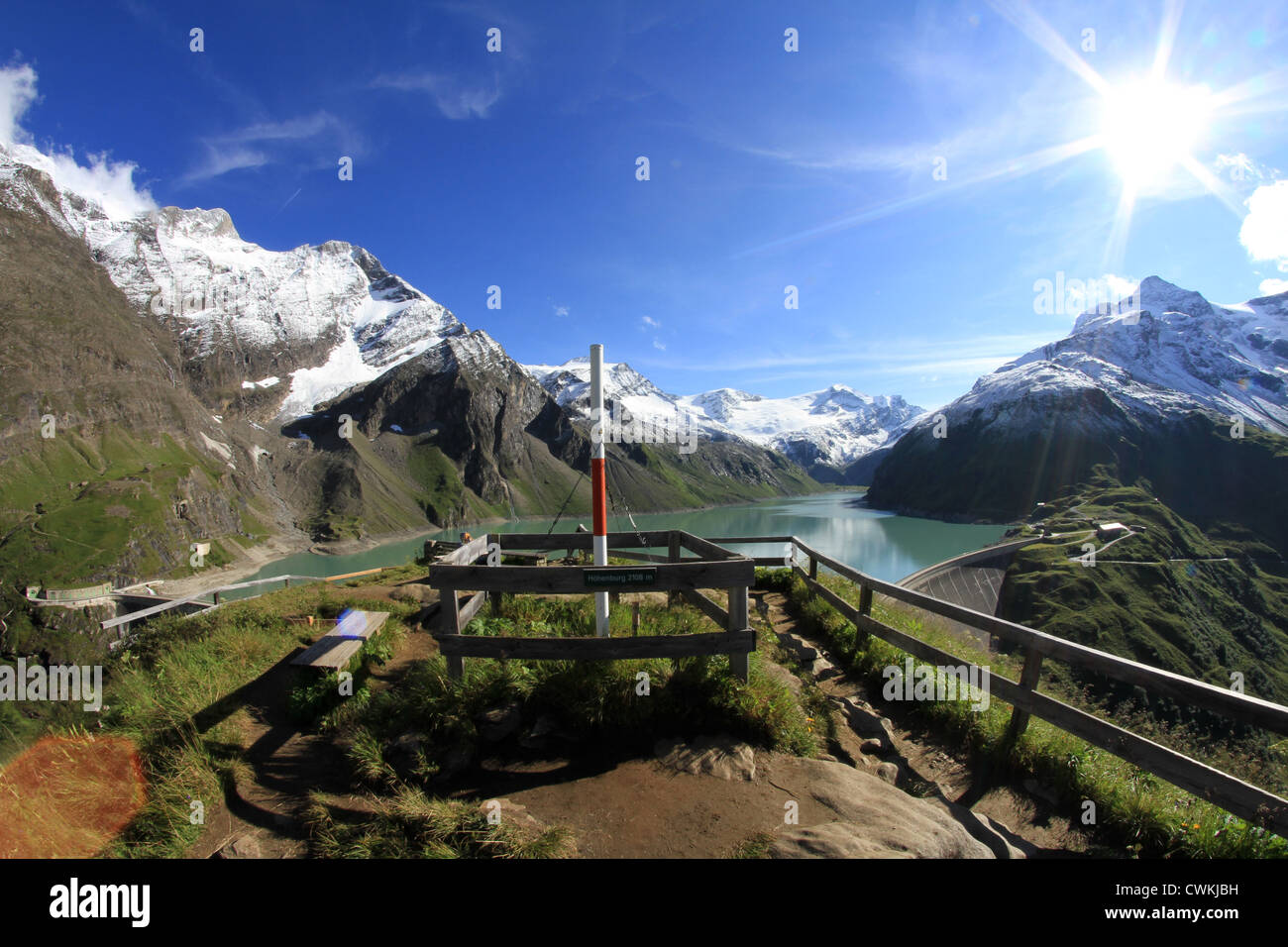 Mooserboden lake wasserfallboden hi-res stock photography and images ...