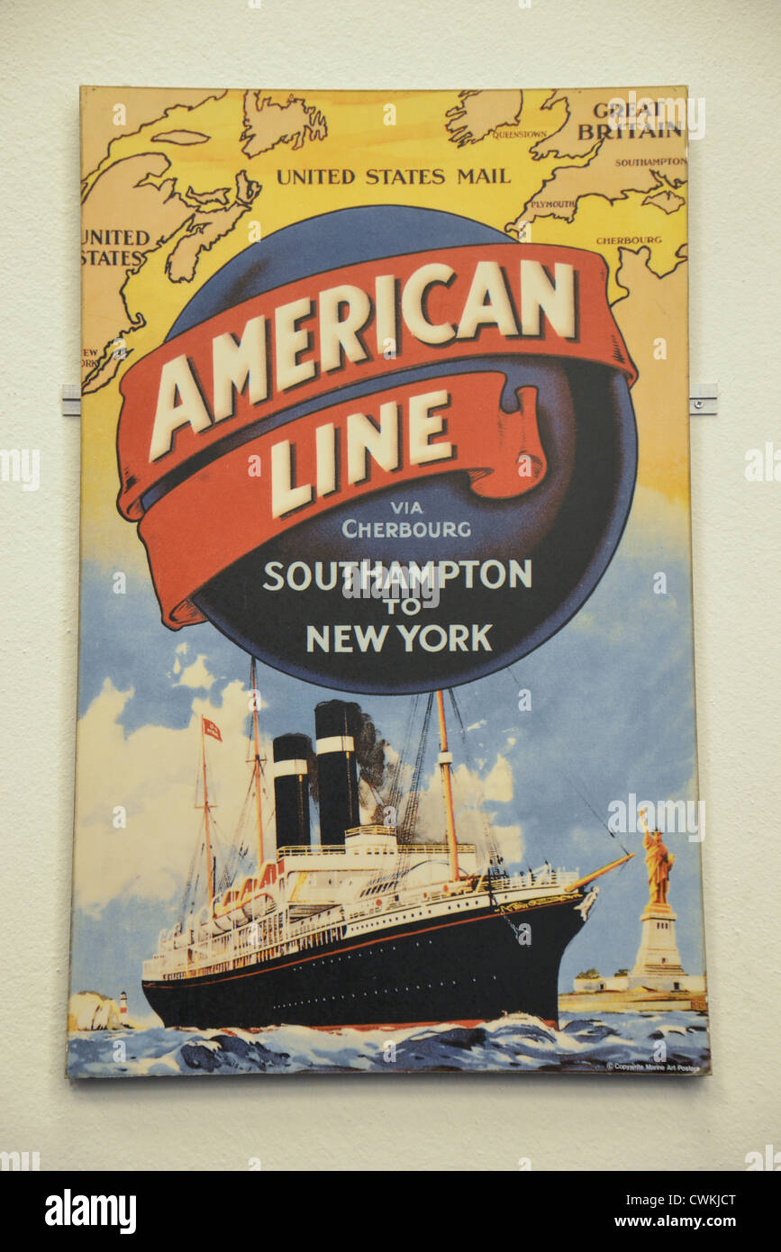 Southampton cruise posters hi-res stock photography and images - Alamy