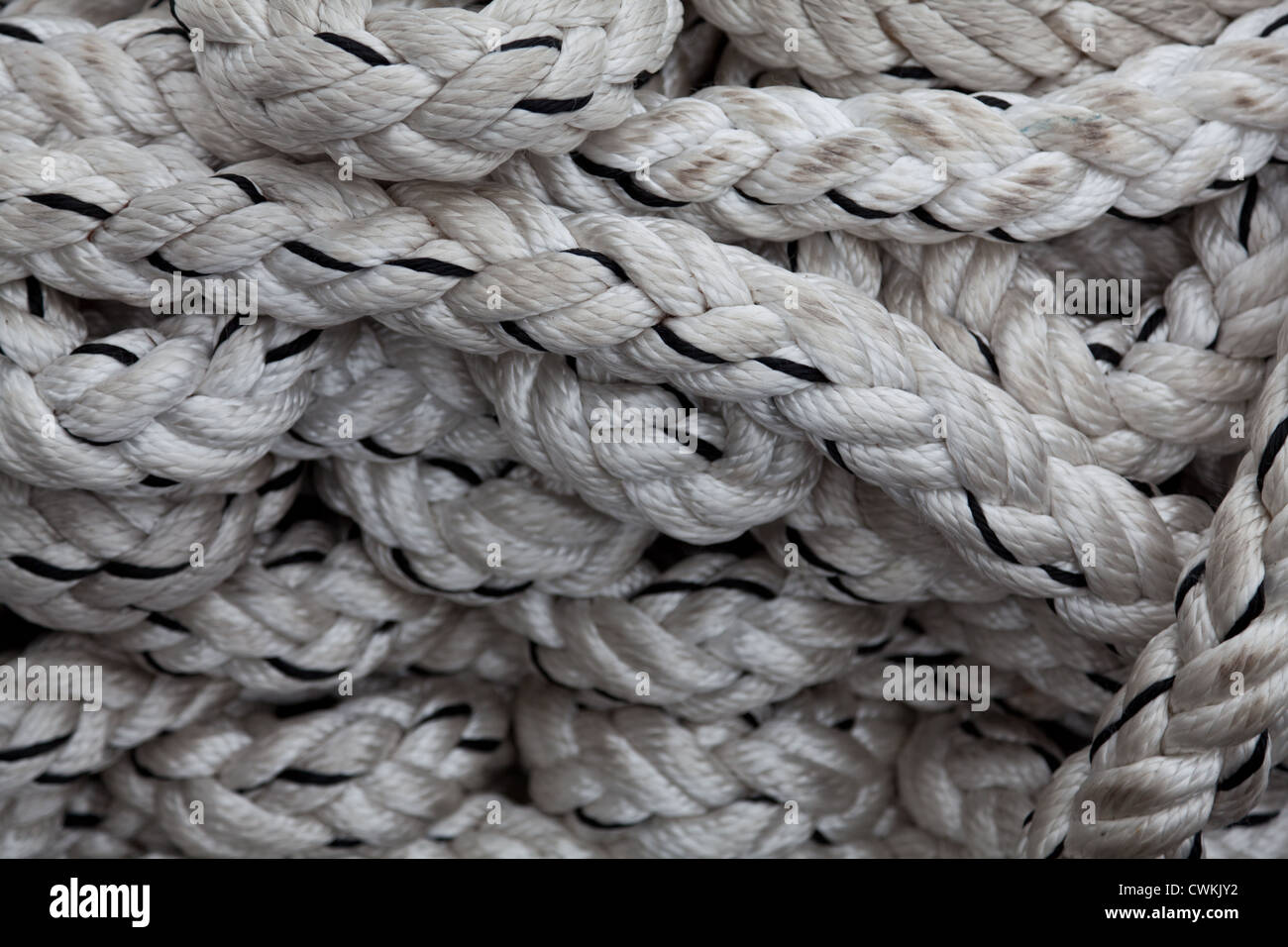 Coiled ships rope hi-res stock photography and images - Alamy