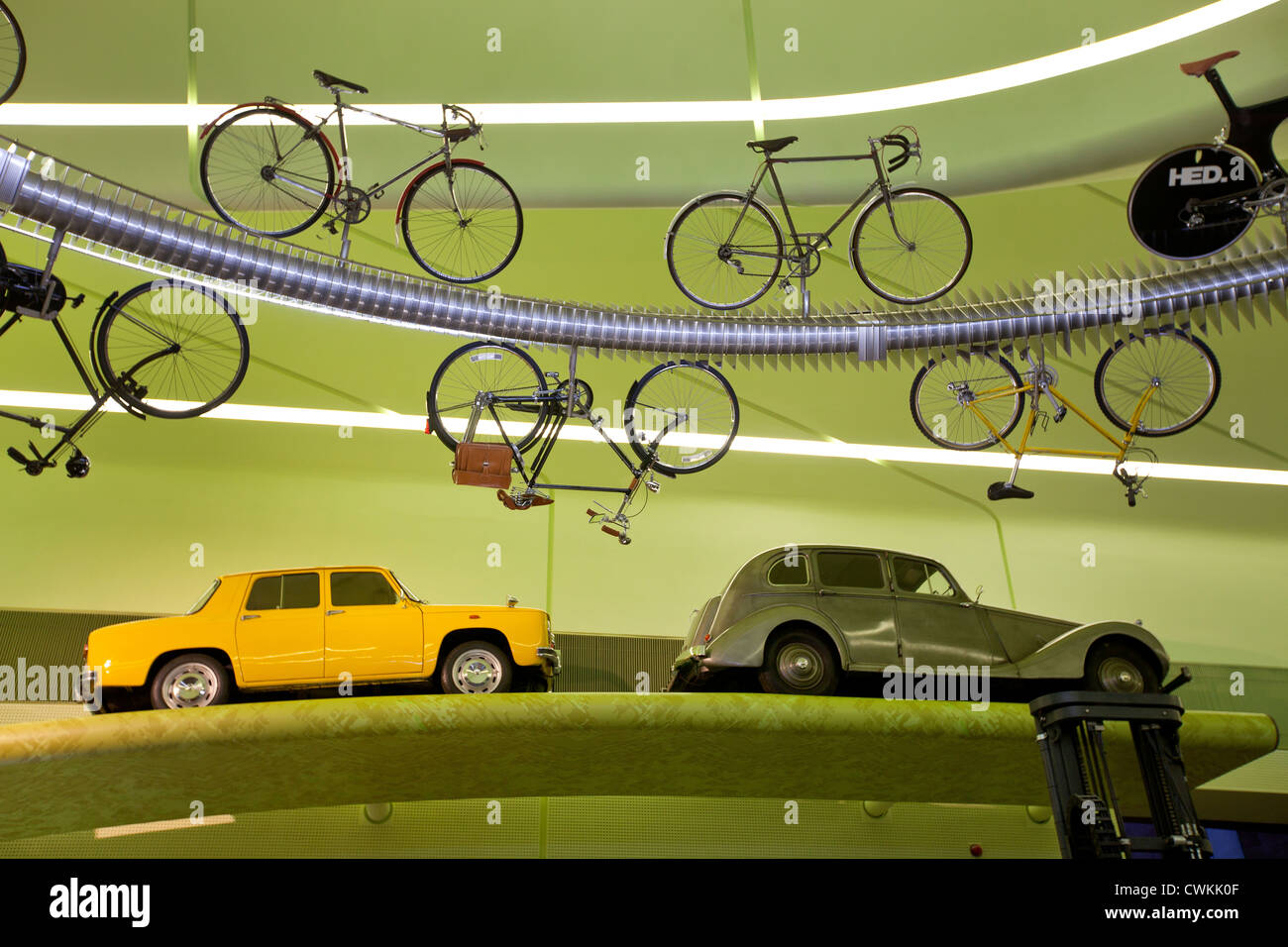 Interior of The Riverside Museum, Glasgow, Scotland Stock Photo - Alamy