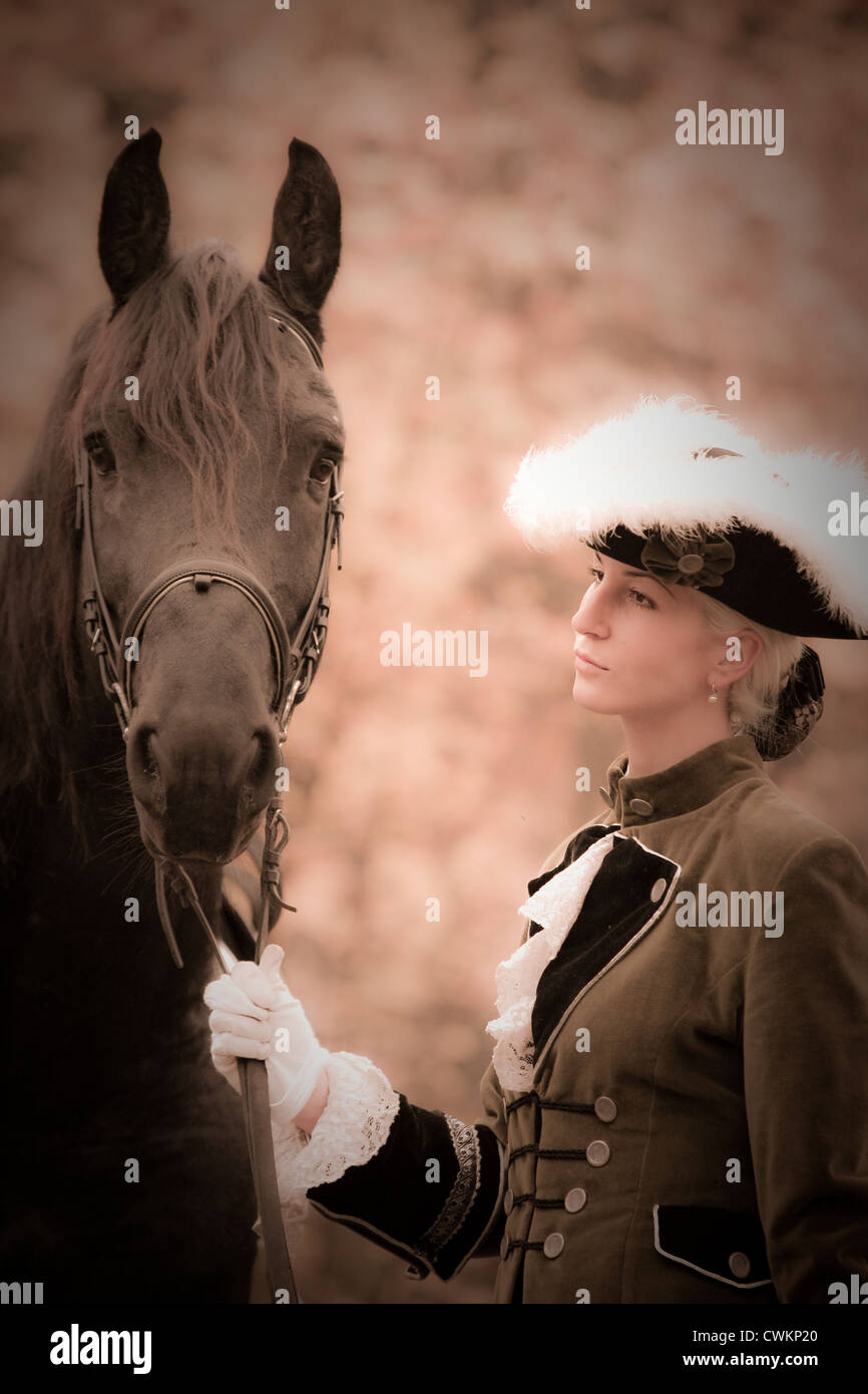 Baroque hat hi-res stock photography and images - Alamy