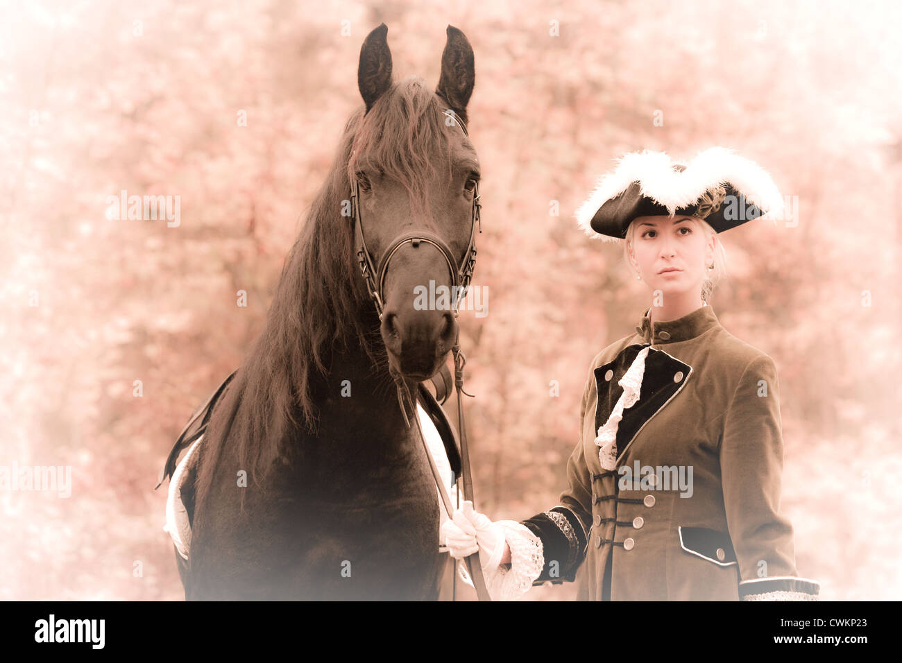 Baroque hat hi-res stock photography and images - Alamy