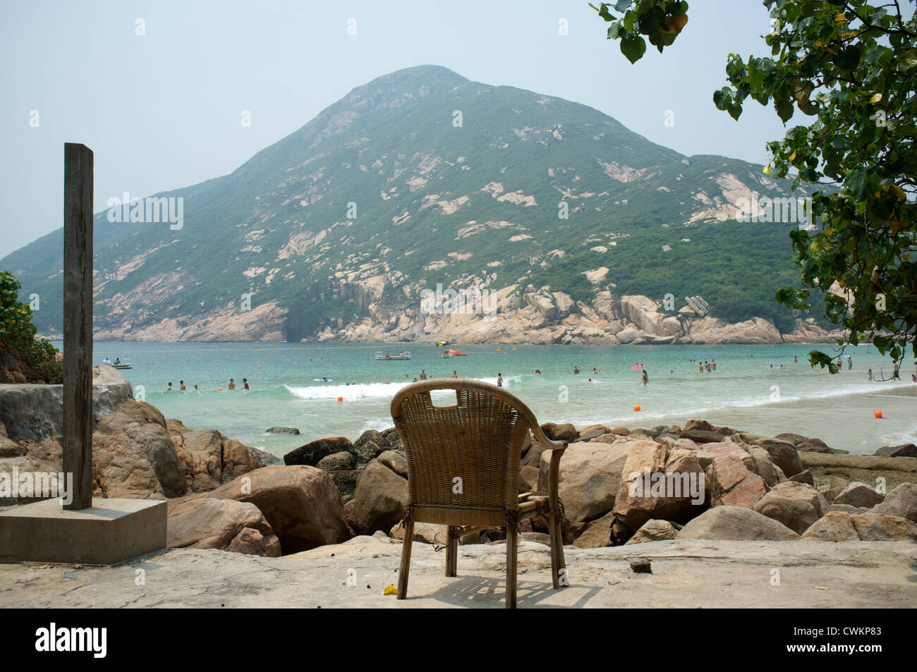 Shek O , a beachside village located on the south-eastern part of Hong ...