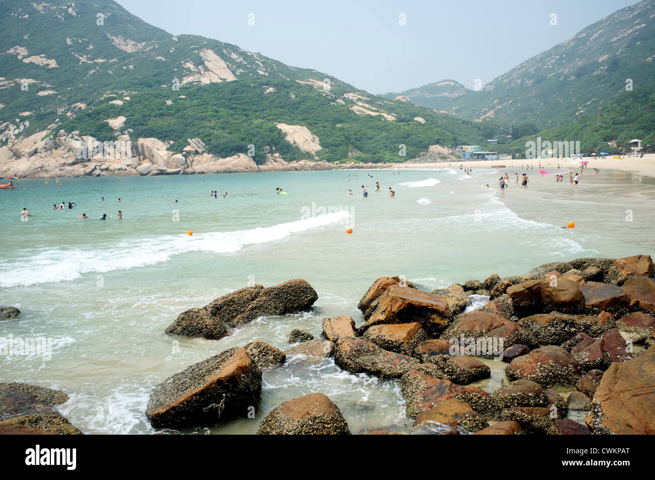 Shek O , a beachside village located on the south-eastern part of Hong ...