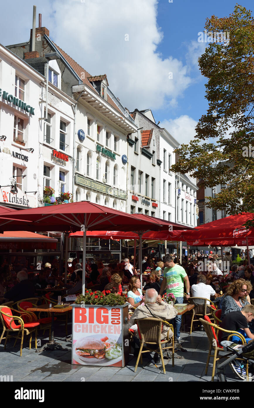 Antwerp belgium cafes restaurants hi-res stock photography and images ...