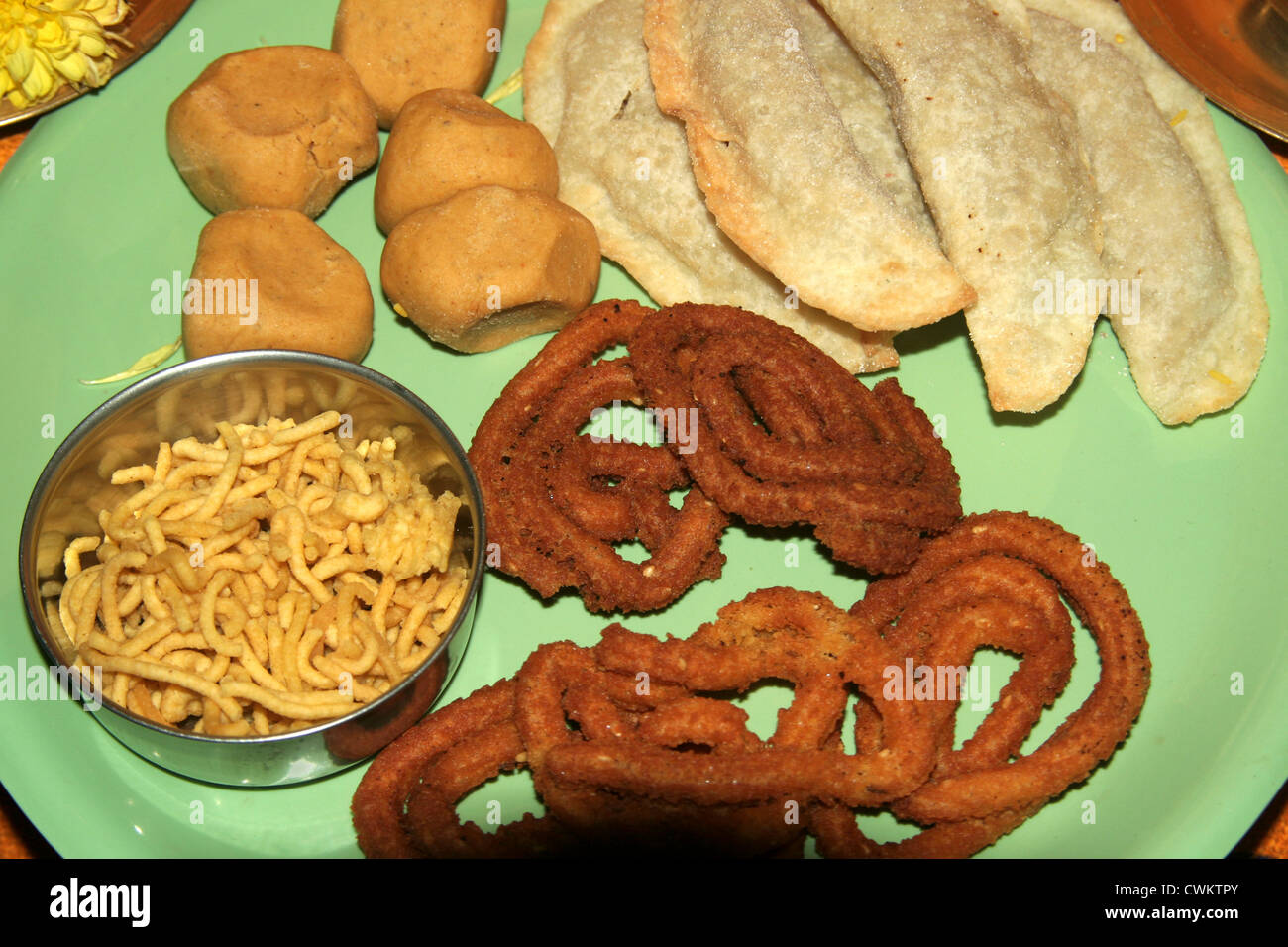 Indian salty snacks hi-res stock photography and images - Alamy