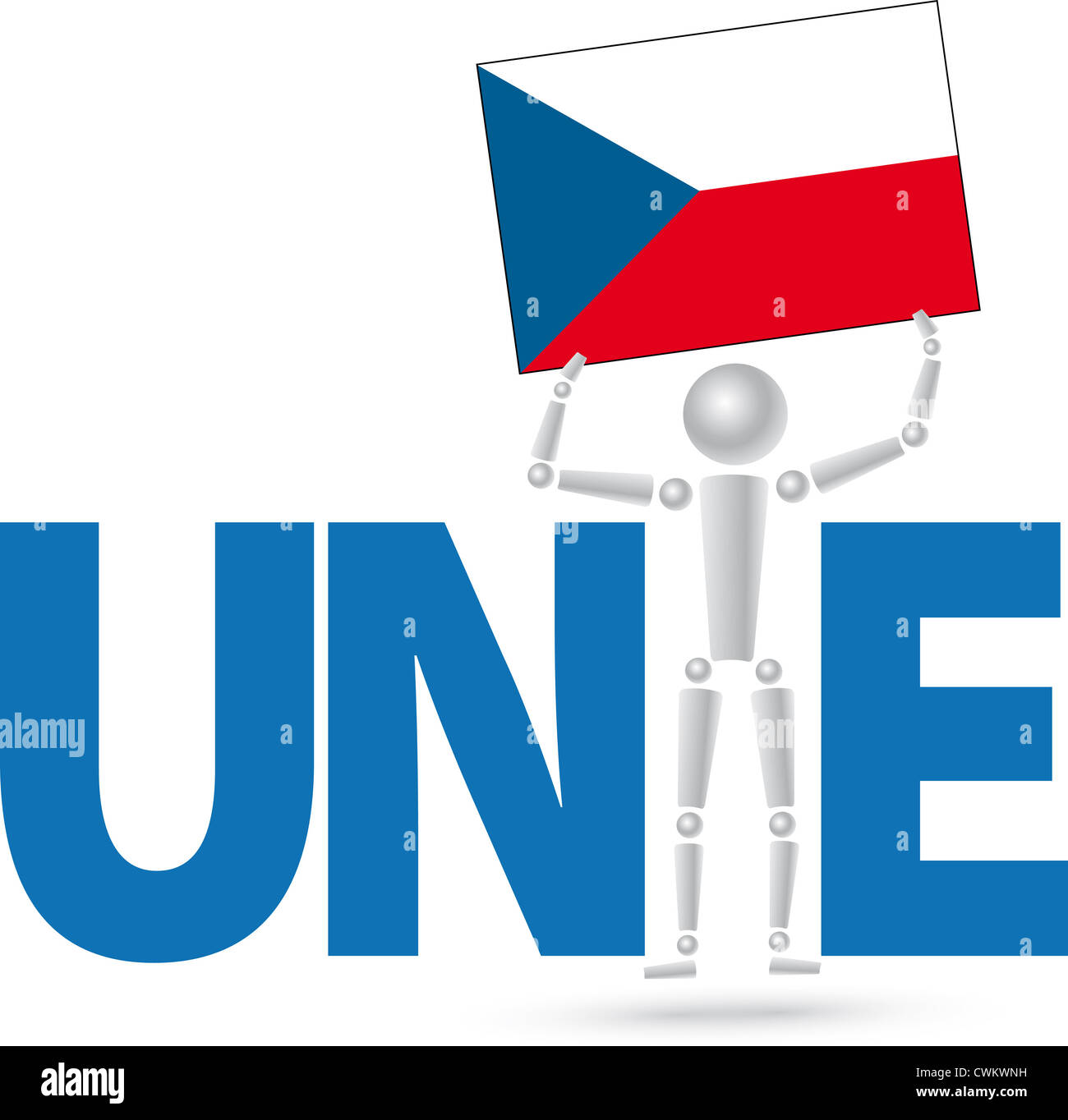 The czech flag hi-res stock photography and images - Alamy