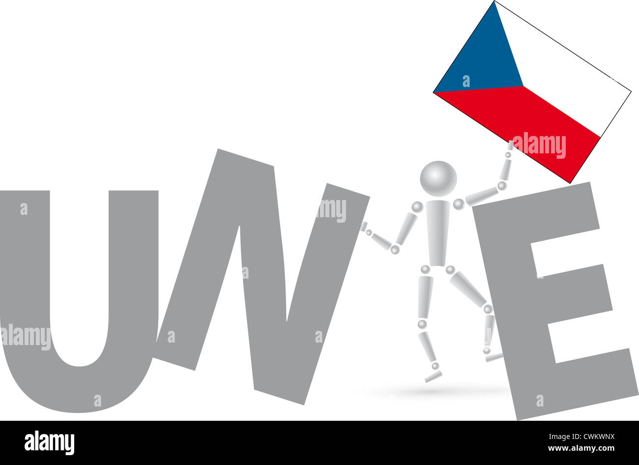 The czech flag hi-res stock photography and images - Alamy