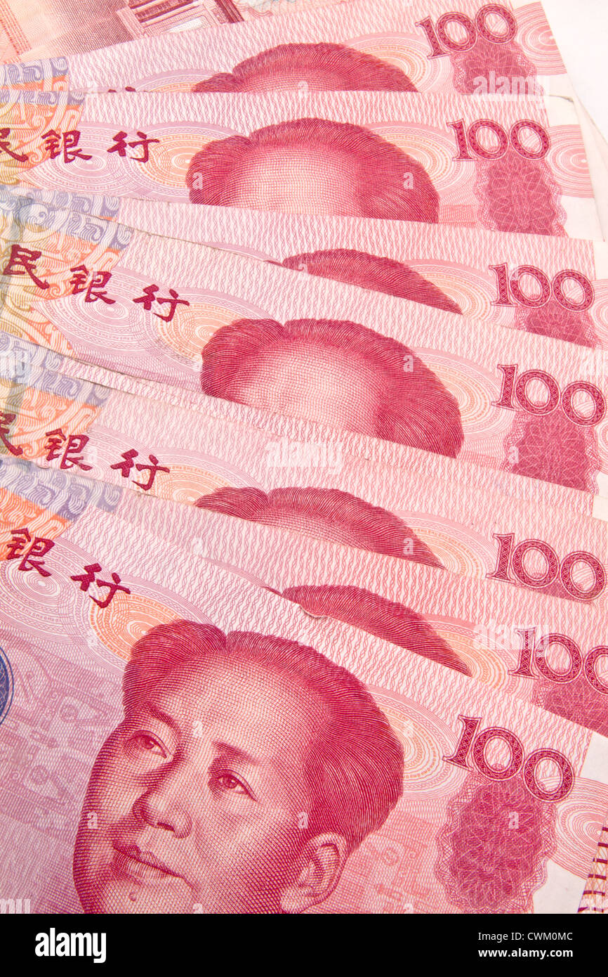 100 yuan chinese banknotes hi-res stock photography and images - Alamy