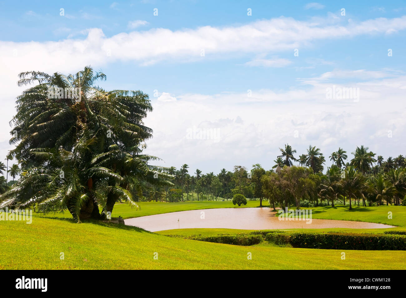 A beautiful golf course in the Philippines Stock Photo - Alamy
