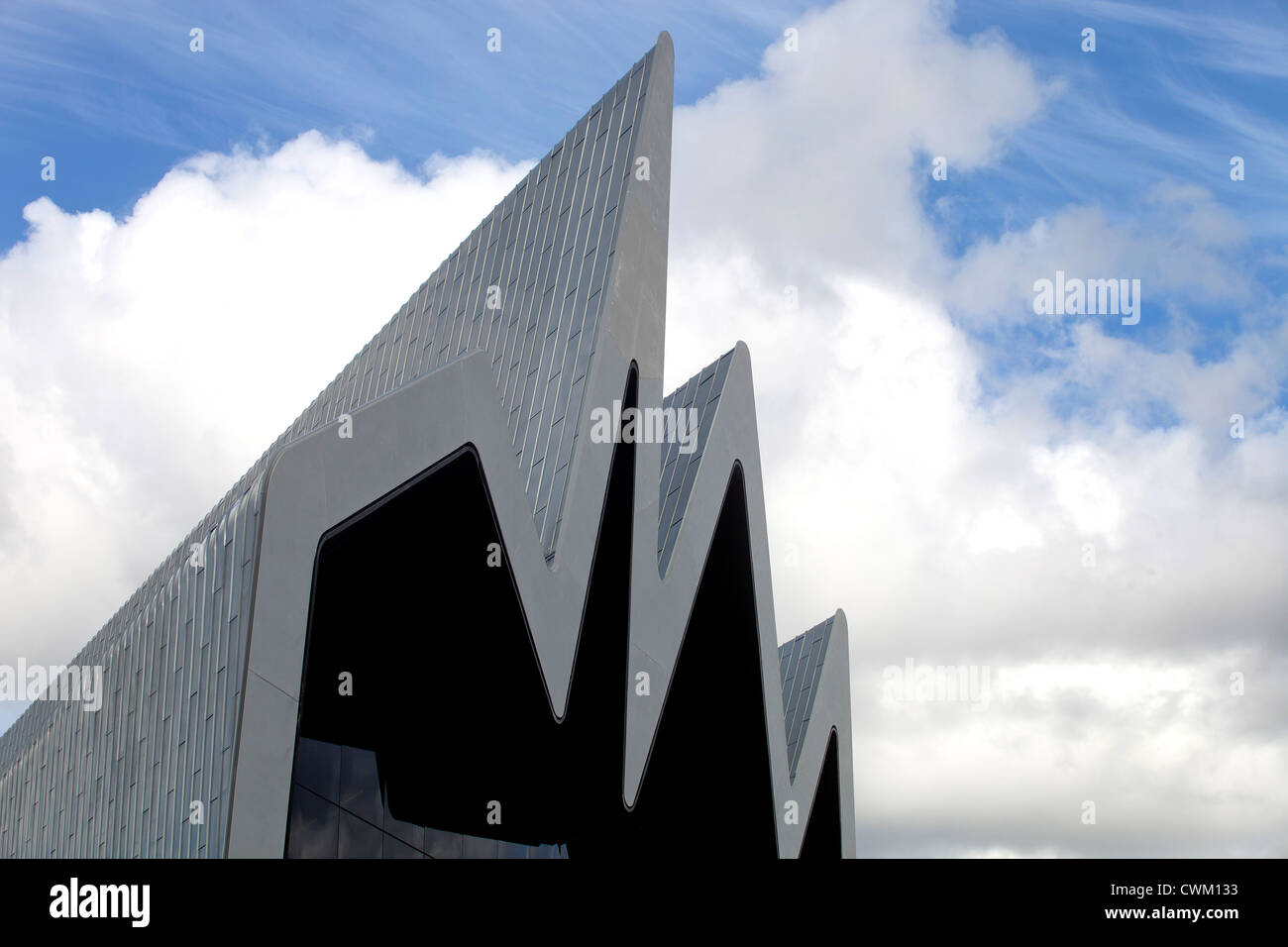 The Riverside Museum, Glasgow. Designed by Iraqi architect Zaha Hadid ...