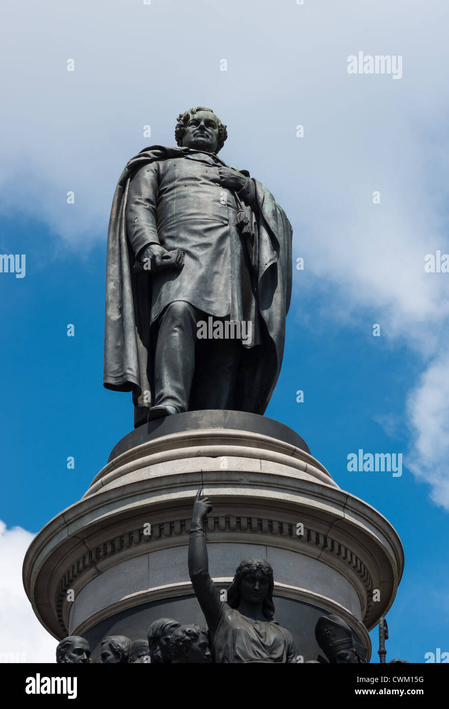 O'Connell Monument by sculptor John Henry Foley in Dublin Ireland Stock ...