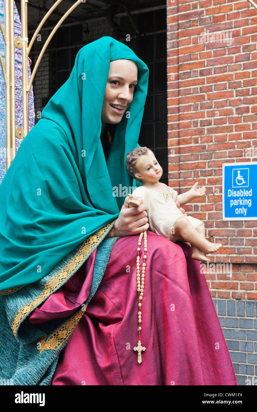 The Annual Italian Lady of Mount Carmel Festival Procession ...
