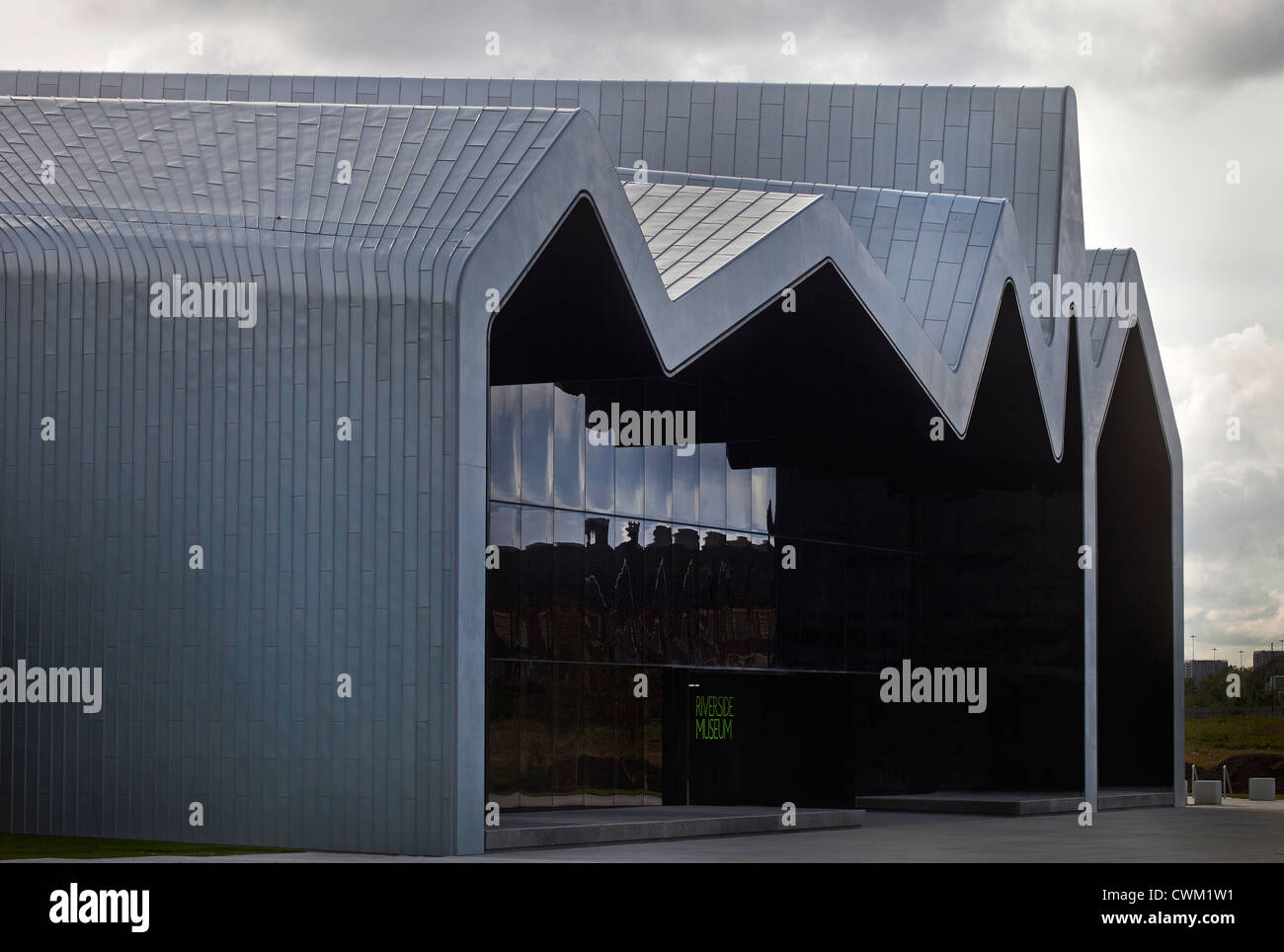 The Riverside Museum, Glasgow. Designed by Iraqi architect Zaha Hadid ...