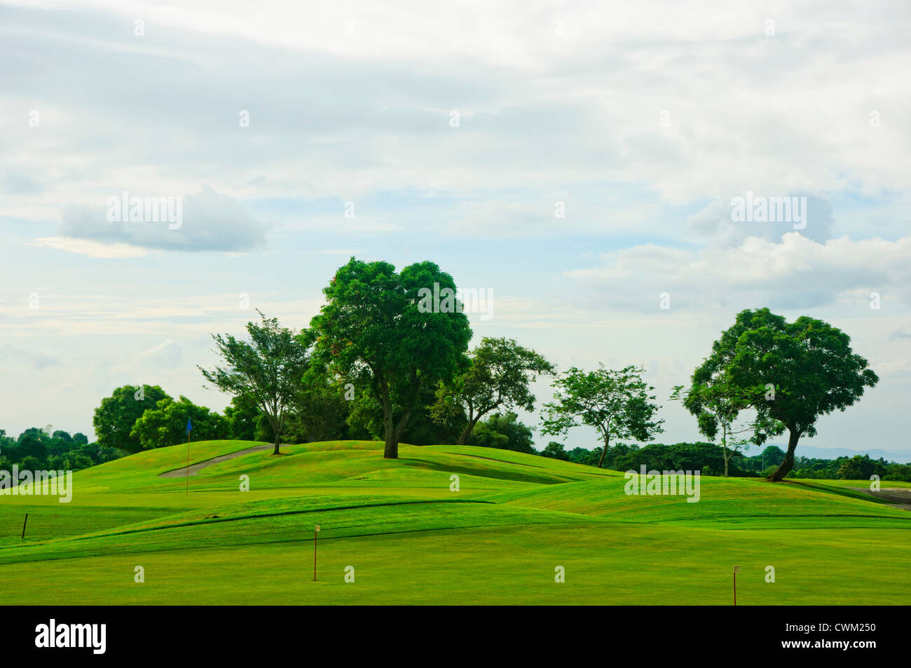 A beautiful golf course in the Philippines Stock Photo - Alamy