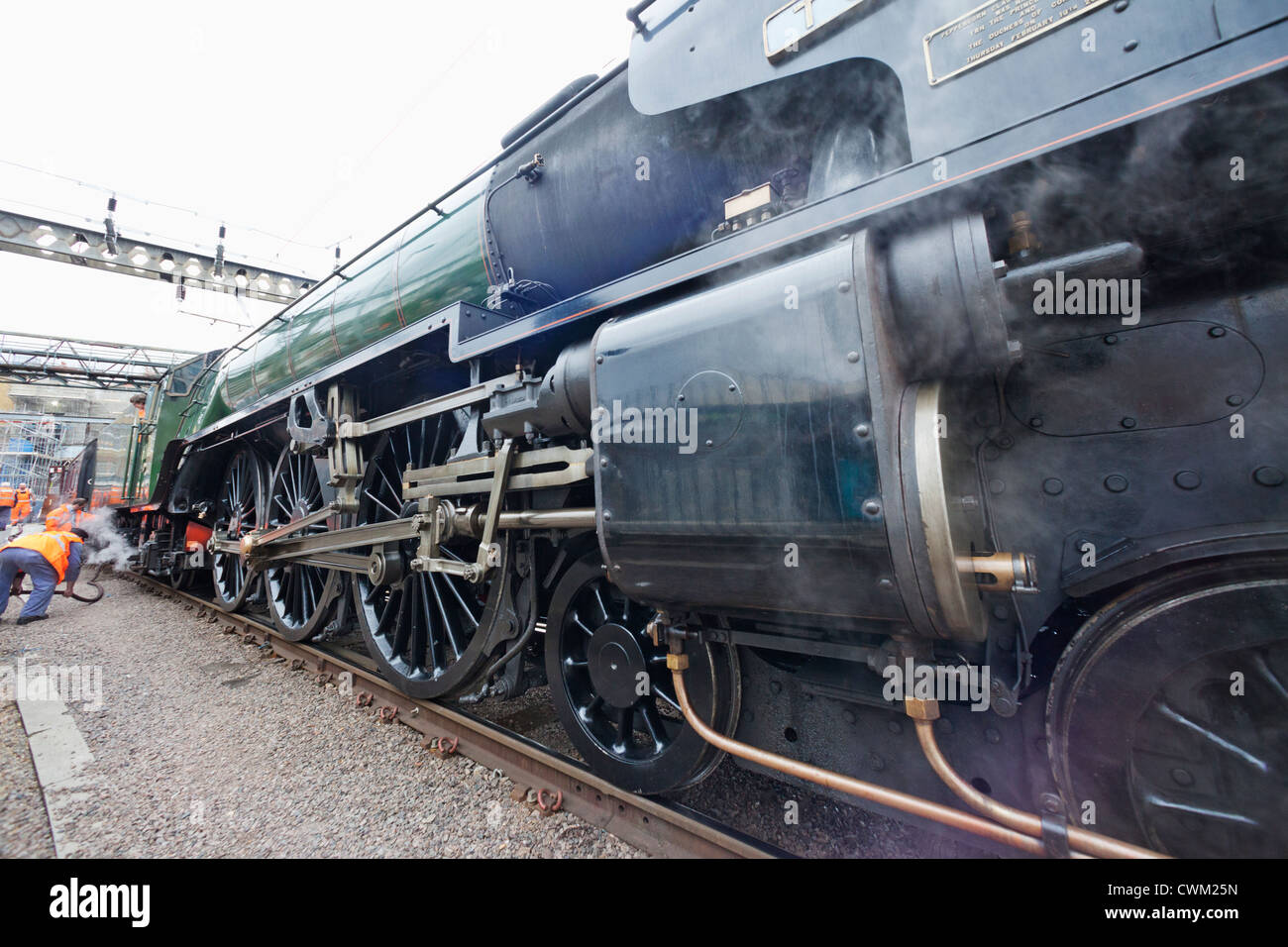 England, London, Kings Cross, Kings Cross Station, Steam Engine Stock ...