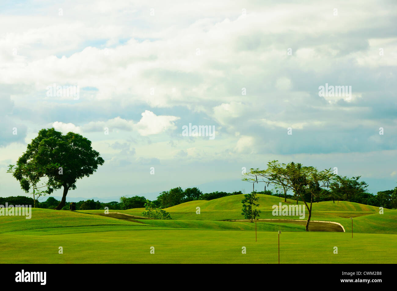 A beautiful golf course in the Philippines Stock Photo - Alamy