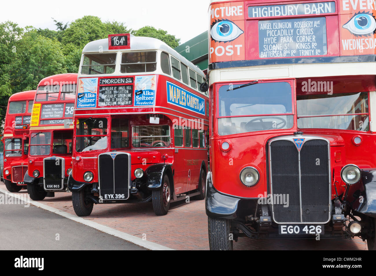 England, Surrey, London, Booklands Museum, London Bus Museum, Vintage ...