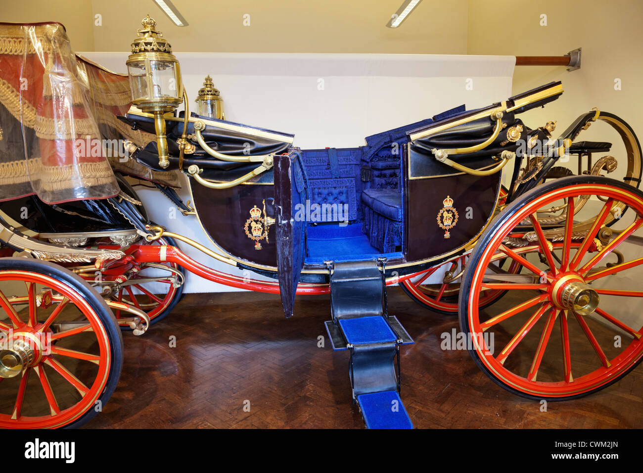 England, Surrey, London, Buckingham Palace, The Royal Mews, State ...