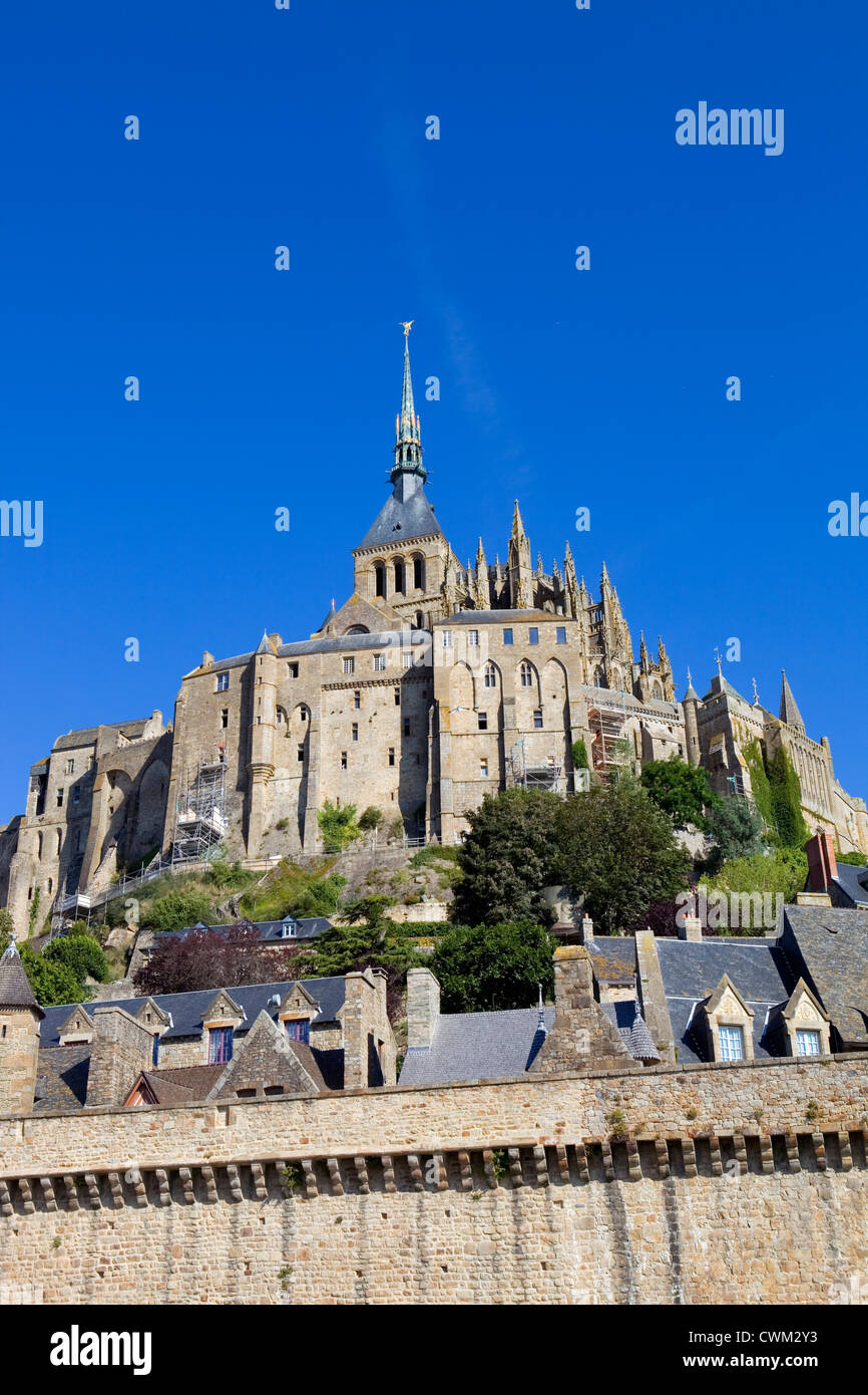 mont saint michel view, in the north of france Stock Photo - Alamy