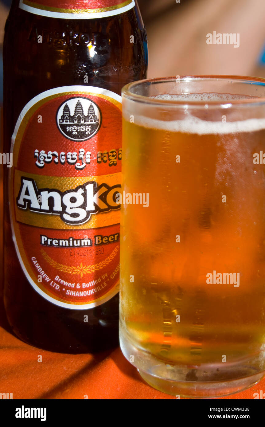 Angkor beer glass hi-res stock photography and images - Alamy