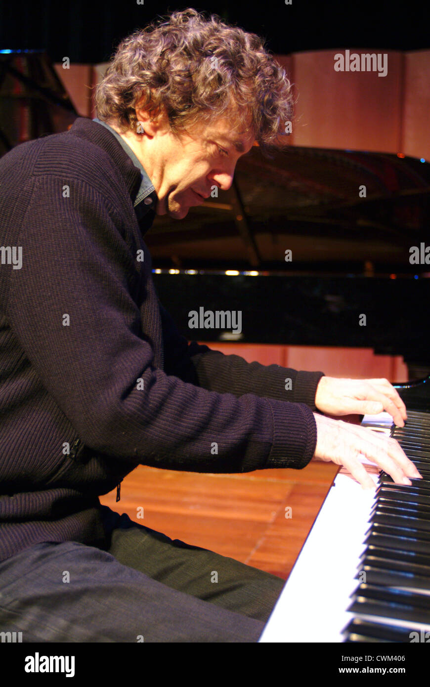 Pascal Roge in rehearsal Queen Elizabeth Hall, London, UK. Monday 23 ...