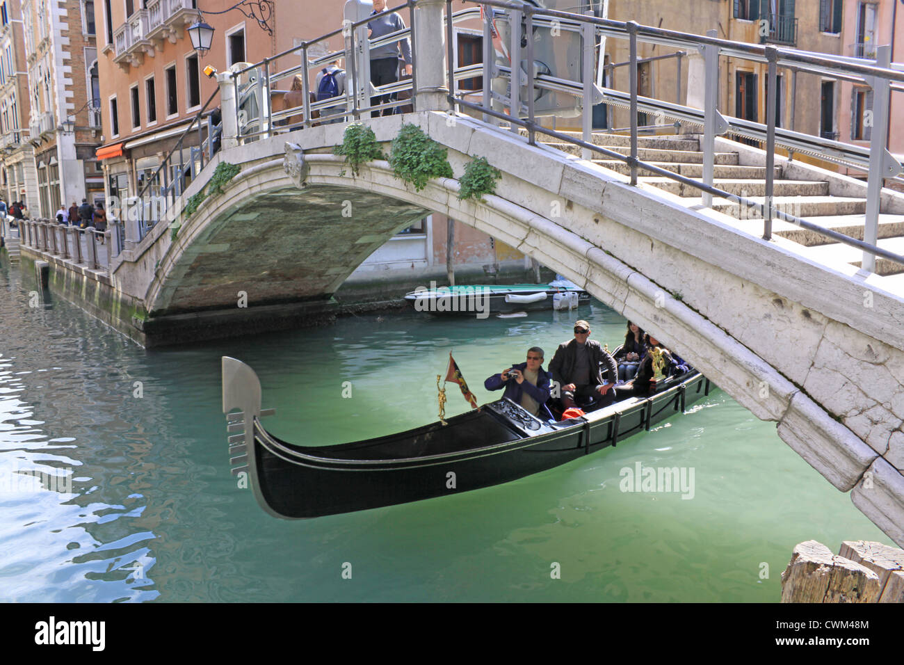 Italy. Venice. Gondola. Tourists Stock Photo - Alamy