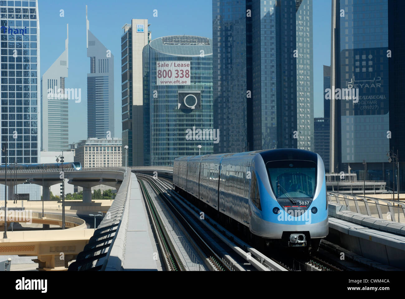 Subway in Business District, Dubai, UAE, United Arab Emirates, South ...