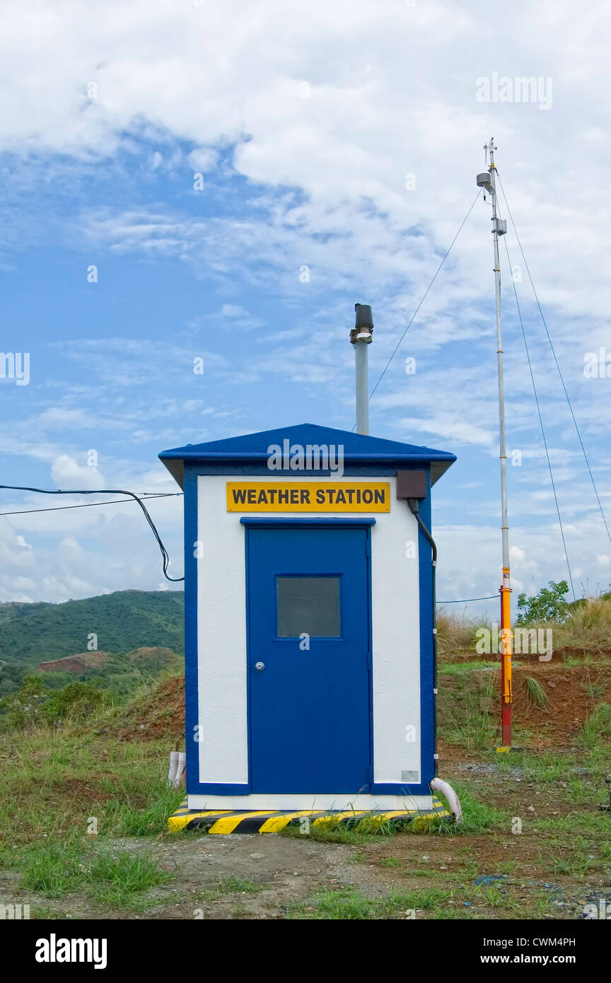 Weather station of power plant in the Philippines Stock Photo - Alamy