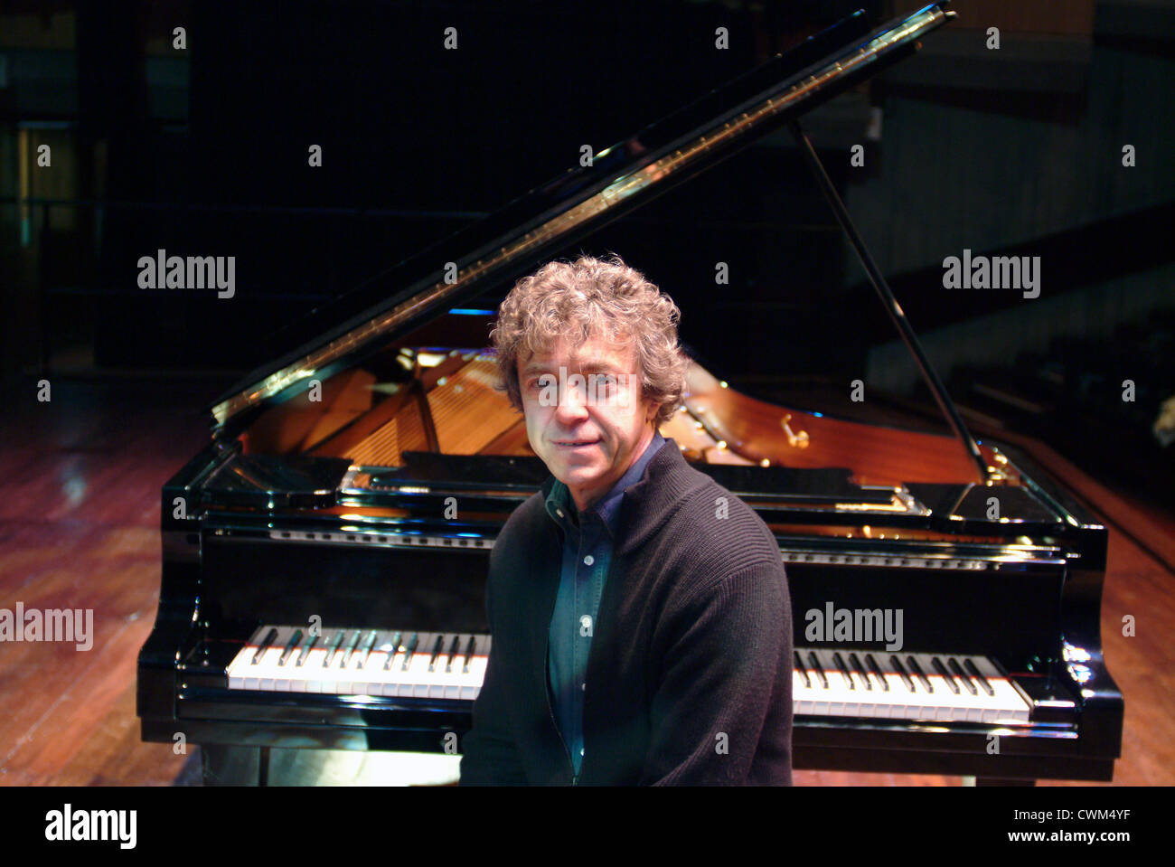 Pascal Roge in rehearsal Queen Elizabeth Hall London Monday 23 January ...